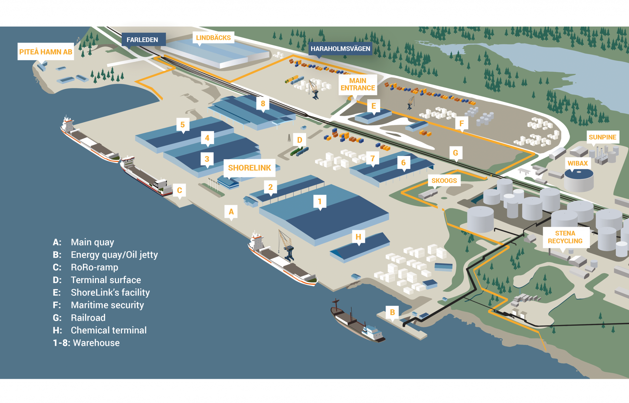 Area Map | Port of Piteå
